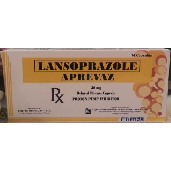 APREVAZ Lansoprazole 30mg Delayed-Release Capsule 14's price in the ...