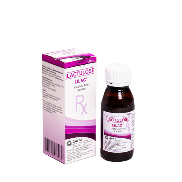 LILAC Lactulose 3.35g / 5mL Syrup 60mL price in the Philippines ...