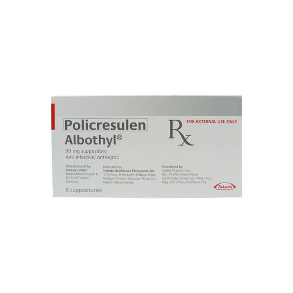 ALBOTHYL Policresulen 90mg Vaginal Suppository 6's price in the ...