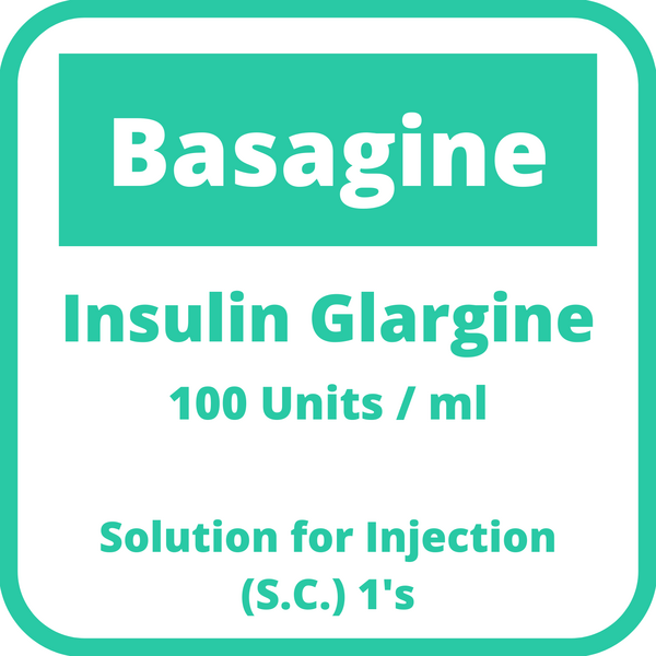 BASAGINE Insulin Glargine 100Units / mL Solution for SC Injection 1's ...