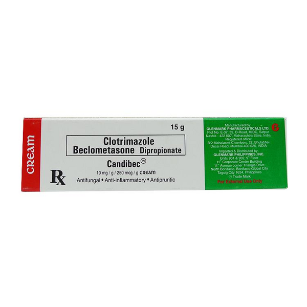 CANDIBEC Clotrimazole / Beclometasone Dipropionate 10mg / 250mcg ...