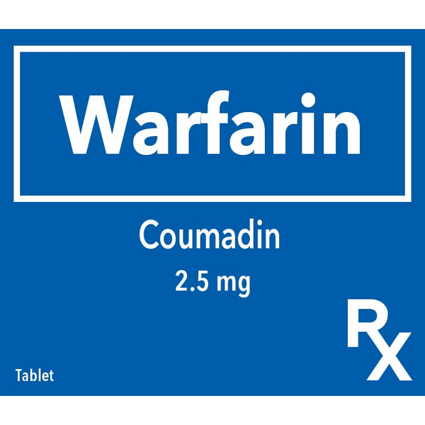 COUMADIN Warfarin Sodium 2.5mg Tablet 100's price in the Philippines ...