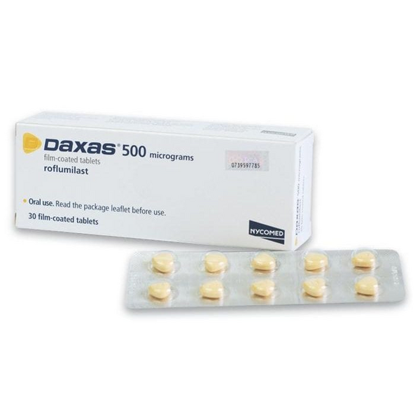 DAXAS Roflumilast 500mcg Film-Coated Tablet 1's price in the ...