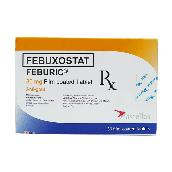 FEBURIC Febuxostat 80mg Film-Coated Tablet 30's price in the ...