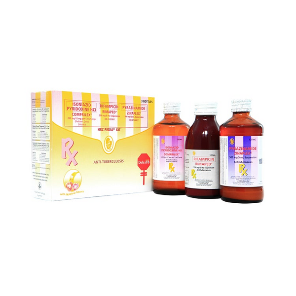 HRZ PEDIA KIT Rimaped Rifampicin 200mg / 5 mL Suspension 120 mL 1's ...