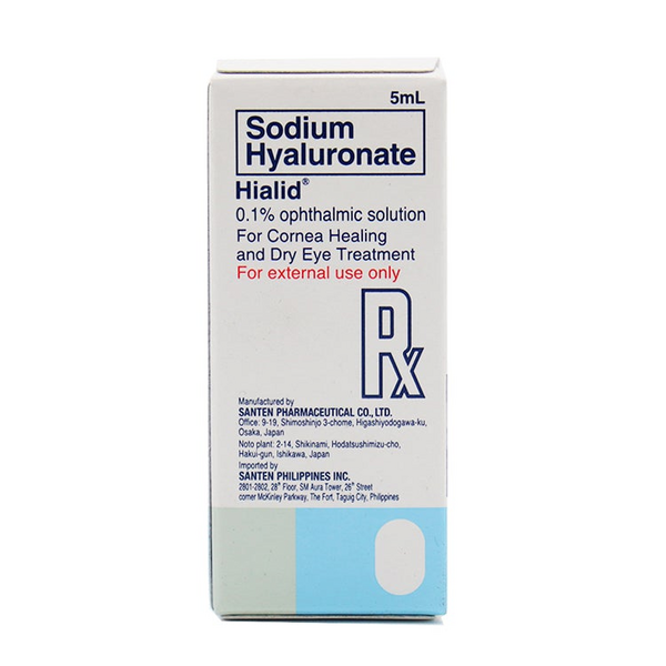 HIALID Sodium Hyaluronate 0.1% (1mg / mL) Ophthalmic Solution 5mL price ...