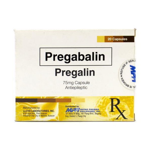 PREGALIN Pregabalin 75mg Capsule 20's price in the Philippines | MedsGo ...