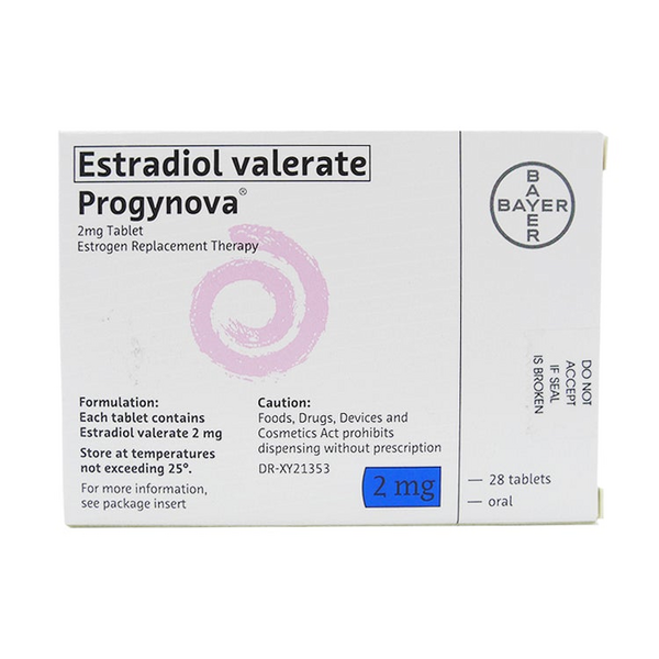 PROGYNOVA Estradiol Valerate 2mg Tablet 28's price in the Philippines ...