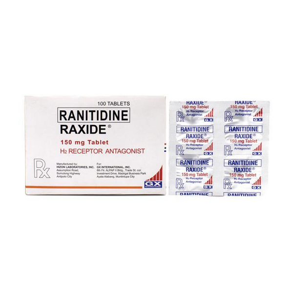 RAXIDE Ranitidine Hydrochloride 150mg Tablet 100's price in the ...