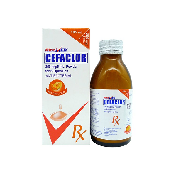 RITEMED Cefaclor 250mg / 5mL Powder for Suspension 105mL Melon price in ...