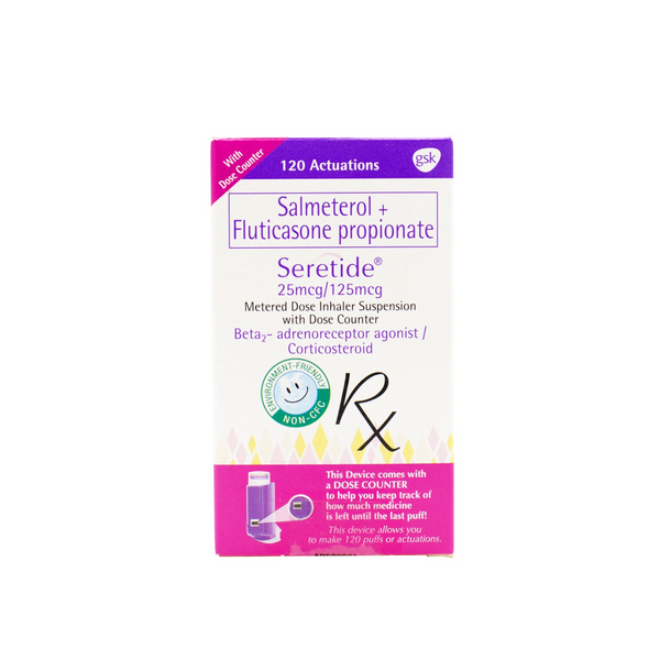 SERETIDE Salmeterol Xinafoate / Fluticasone Propionate 25mcg / 125mcg ...