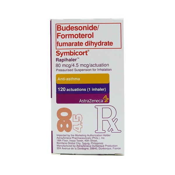 SYMBICORT RAPIHALER 80mcg / 4.5mcg per actuation Inhalation Aerosol 120 ...