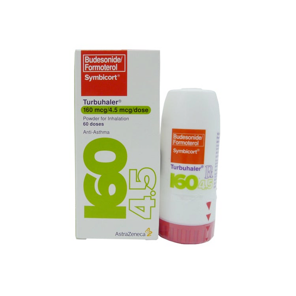 SYMBICORT TURBUHALER 160mcg / 4.5mcg Inhaler 60 doses price in the ...