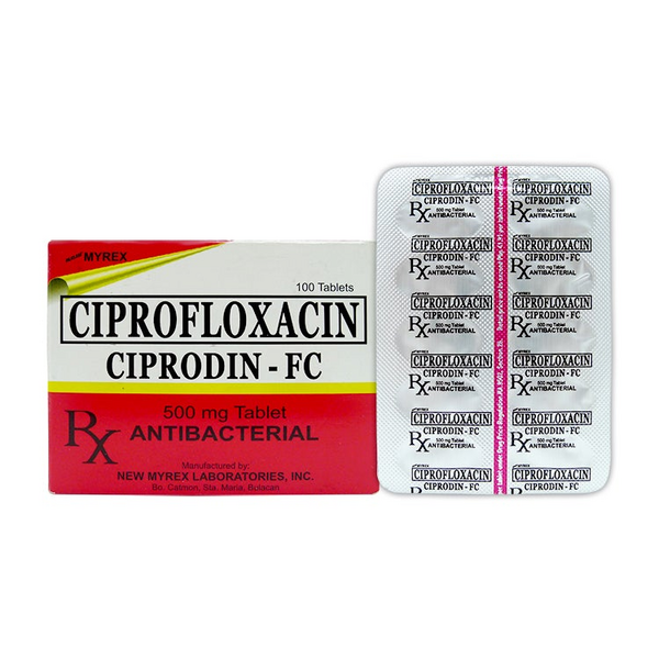 CIPRODIN-FC Ciprofloxacin Hydrochloride 500mg Film-Coated Tablet 100's ...