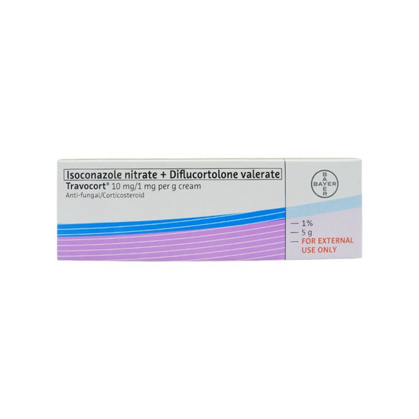 TRAVOCORT Isozonazole Nitrate / Diflucortolone Valerate 10mg / 1mg ...