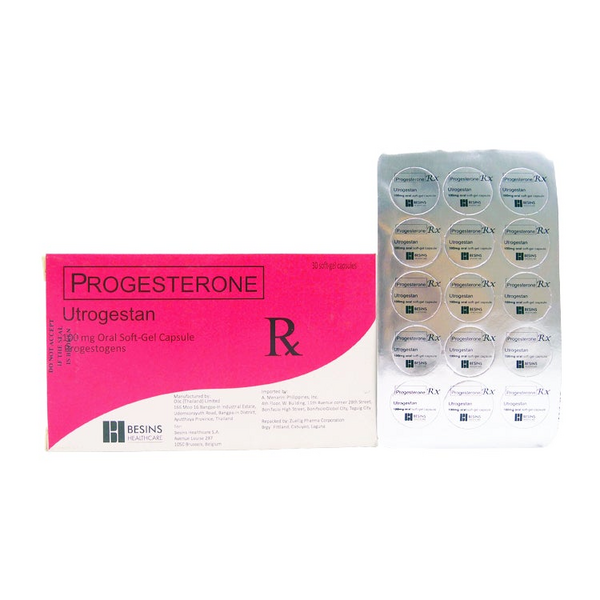 UTROGESTAN Progesterone 100mg Capsule 30's price in the Philippines ...