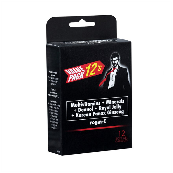 ROGIN-E Multivitamins / Minerals / Deanol / Royal Jelly / Korean Panax ...