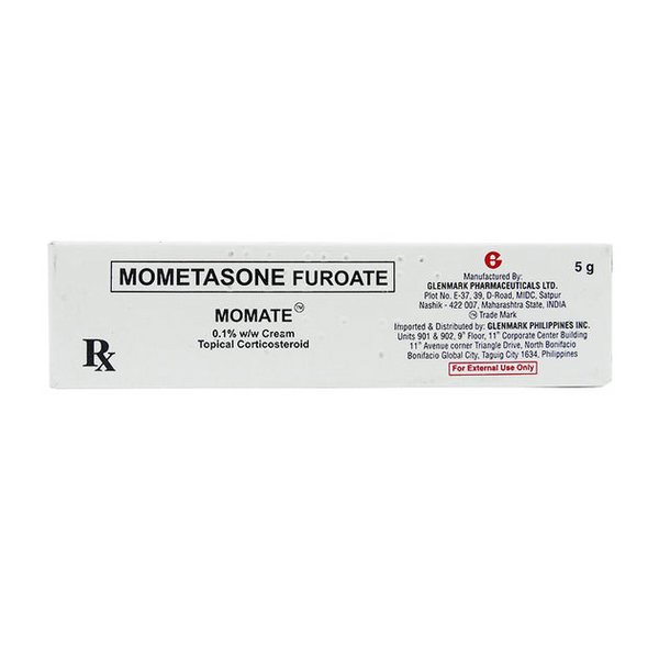 MOMATE Mometasone Furoate 1mg / g (0.1%) Cream 5g price in the ...