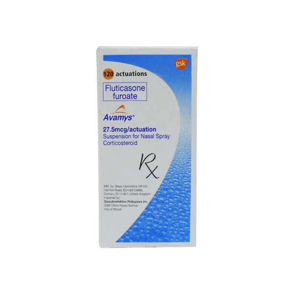 AVAMYS Fluticasone Furoate 27.5mg / act. Suspension for Nasal Spray ...