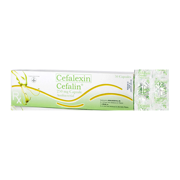 CEFALIN Cefalexin 250mg Capsule 50's price in the Philippines | MedsGo ...