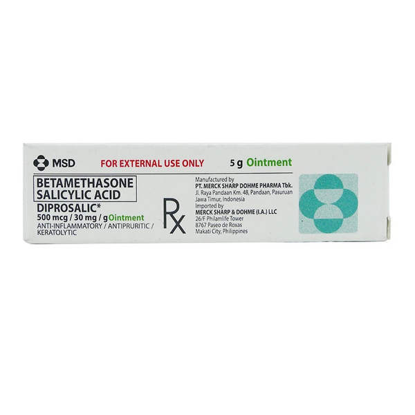 DIPROSALIC Betamethasone Dipropionate / Salicylic Acid 500mcg / 30mg ...