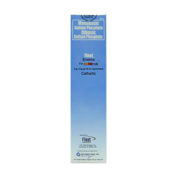 FLEET ENEMA (FOR CHILDREN) Monobasic Sodium Phosphate / Dibasic Sodium ...