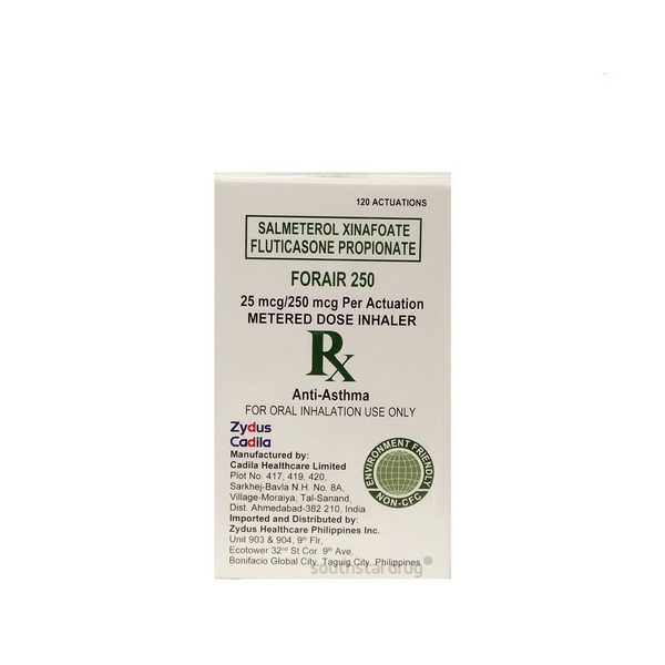 Buy Forair 250 salmeterol xinafoate / fluticasone propionate 25mcg ...