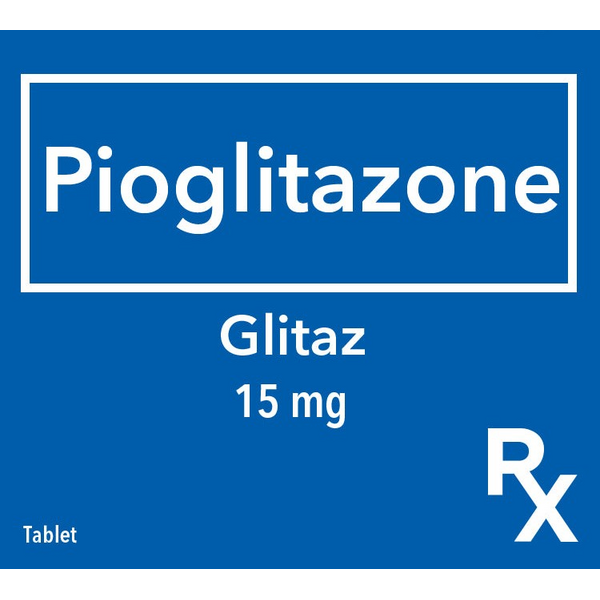 GLITAZ Pioglitazone Hydrochloride 15mg Tablet 100's price in the ...