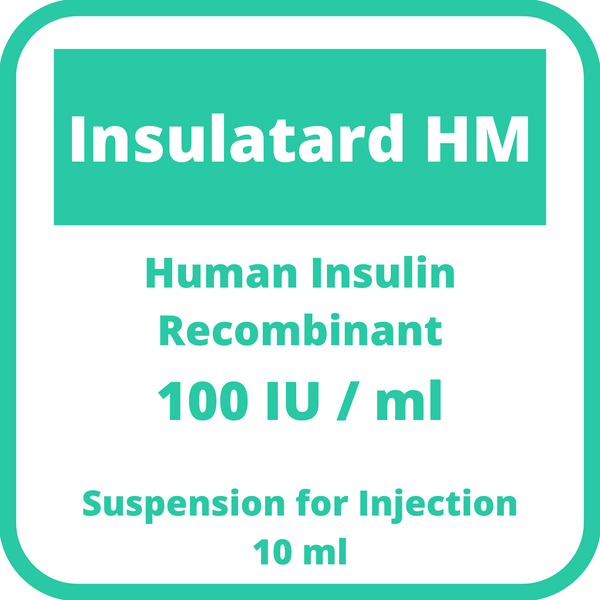 INSULATARD Human Isophane Insulin 100IU / mL Suspension for Injection 10mL price in the ...