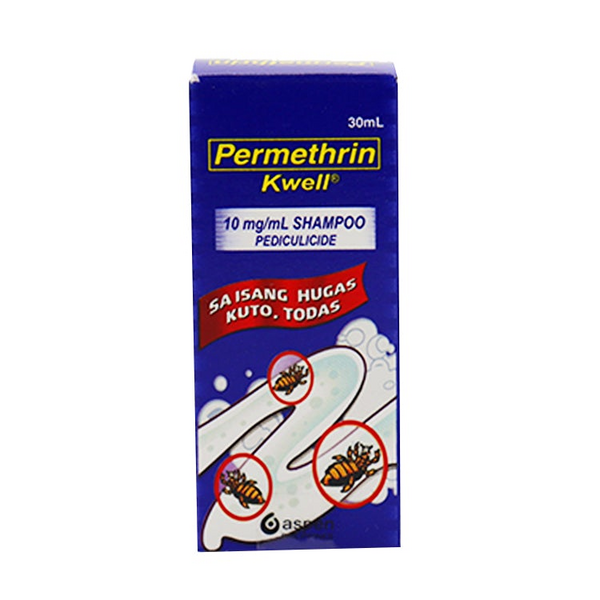 KWELL Permethrin 10mg / mL Shampoo 30mL price in the Philippines ...