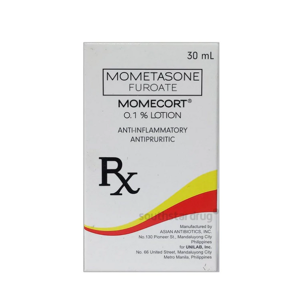 MOMECORT Mometasone Furoate 1mg / mL (0.1%) Lotion 30mL price in the ...
