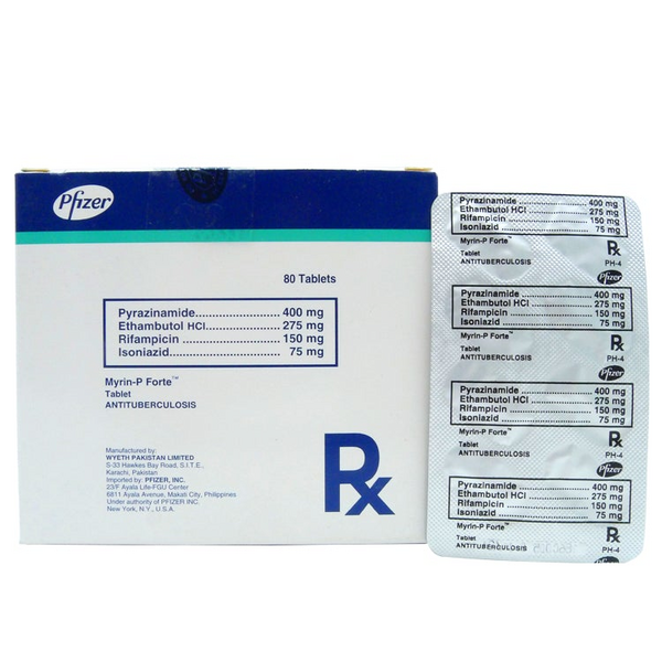 MYRIN P FORTE Pyrazinamide / Ethambutol Hydrochloride / Rifampicin ...