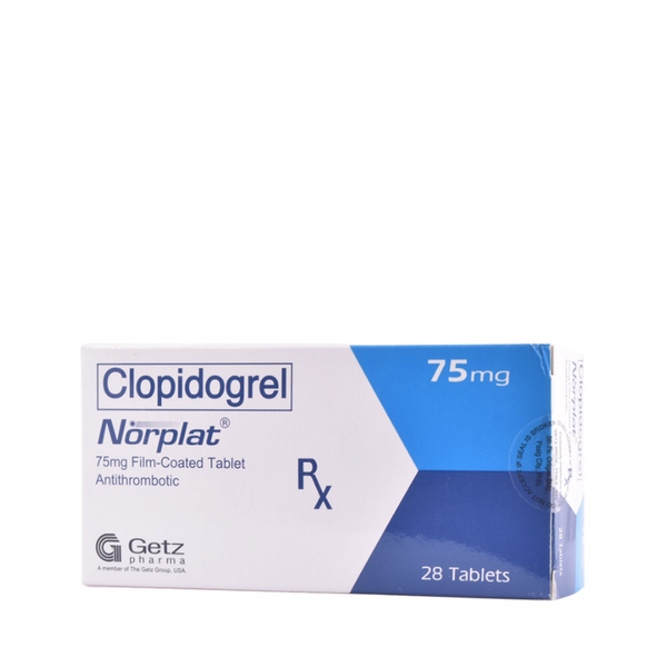 NORPLAT Clopidogrel Bisulfate 75mg Film-Coated Tablet 28's price in the ...