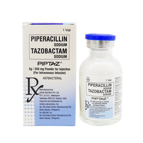 Buy Piptaz piperacillin sodium / tazobactam sodium 2g / 250mg powder ...