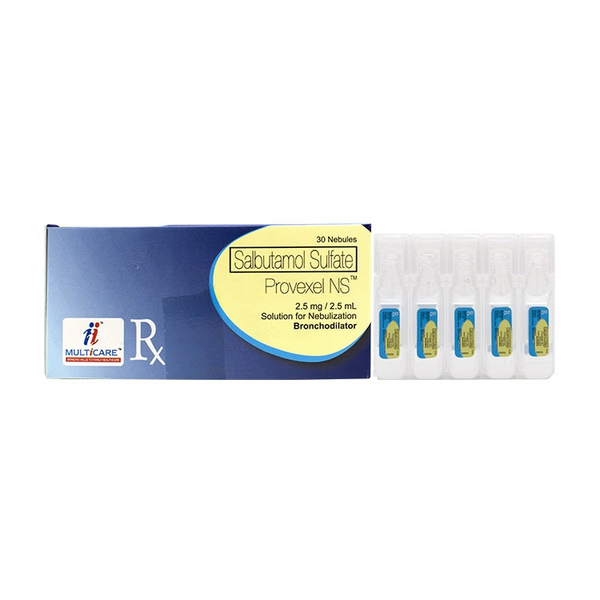 PROVEXEL NS Salbutamol Sulfate 2.5mg / 2.5mL Solution for Nebulization ...