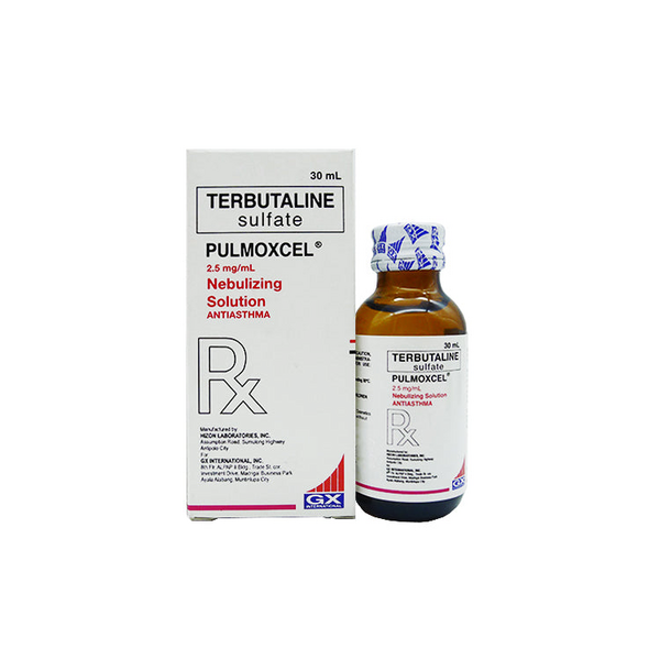 PULMOXCEL Terbutaline Sulfate 2.5mg / mL Nebulizing Solution 30mL price ...