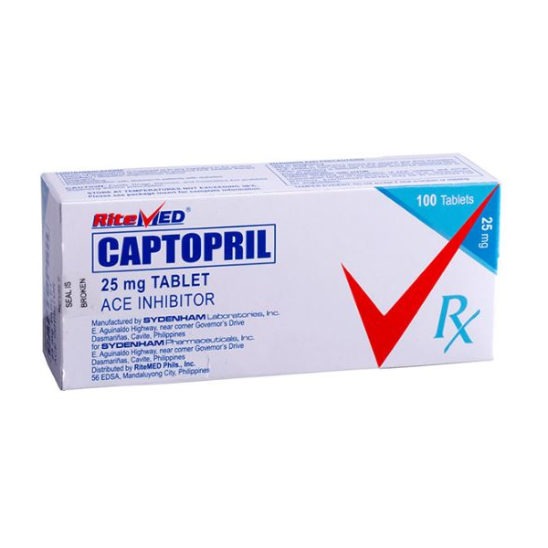 RITEMED Captopril 25mg Tablet 100's price in the Philippines | MedsGo ...