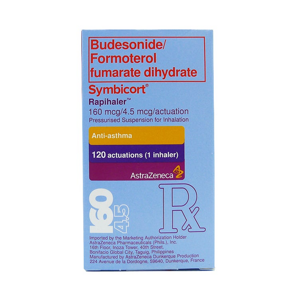 Symbicort Rapihaler Dosage _ SYMBICORT RAPIHALER 160mcg / 4.5mcg ...
