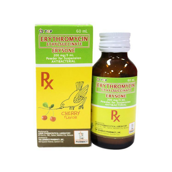 ERYSONE Erythromycin Ethylsuccinate 200mg / 5mL Powder for Suspension ...