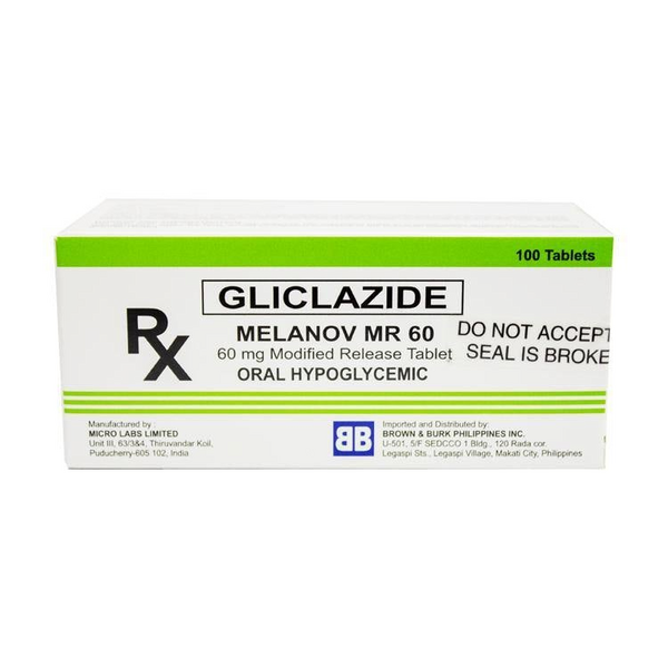 MELANOV MR 60 Gliclazide 60mg Modified-Release Tablet 100's price in ...