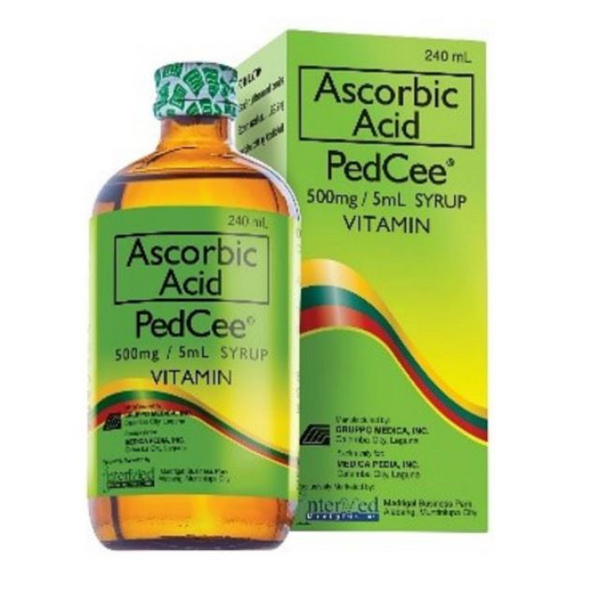 PEDCEE SYRUP Ascorbic Acid 500mg / 5mL Syrup 240mL price in the ...