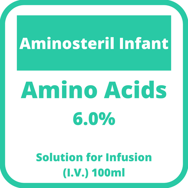 AMINOSTERIL INFANT Amino Acids 6.0% Solution for IV Infusion 100mL ...