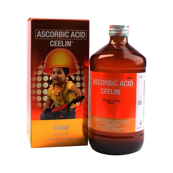CEELIN Ascorbic Acid 100mg / 5mL Syrup 500mL price in the Philippines ...