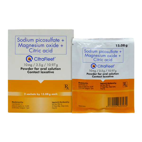CITRAFLEET Sodium Picosulfate / Magnesium Oxide / Citric Acid 10mg / 3 ...