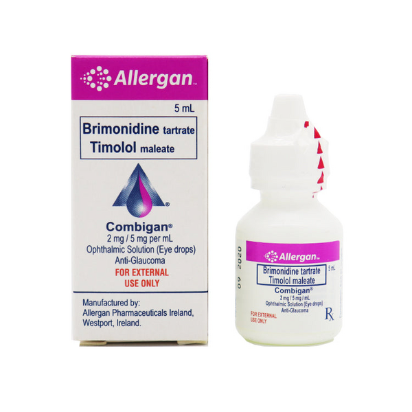 COMBIGAN Brimonidine Tartrate / Timolol Maleate 2mg / 5mg per mL Eye ...