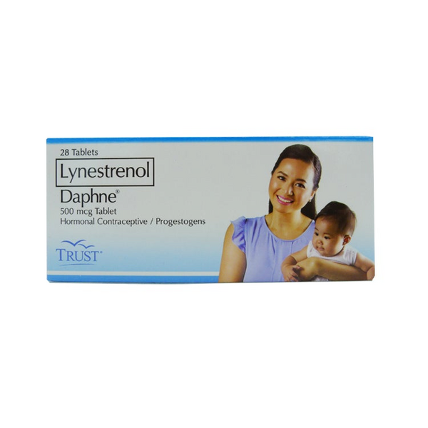 DAPHNE Lynestrenol 500mcg Tablet 28's price in the Philippines | MedsGo ...