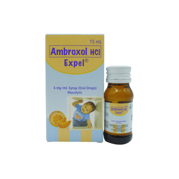 EXPEL Ambroxol Hydrochloride 6mg / mL Syrup (Oral Drops) 15mL price in ...