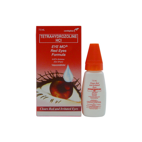 EYE-MO RED EYES FORMULA Tetrahydrozoline Hydrochloride 0.05% Ophthalmic ...