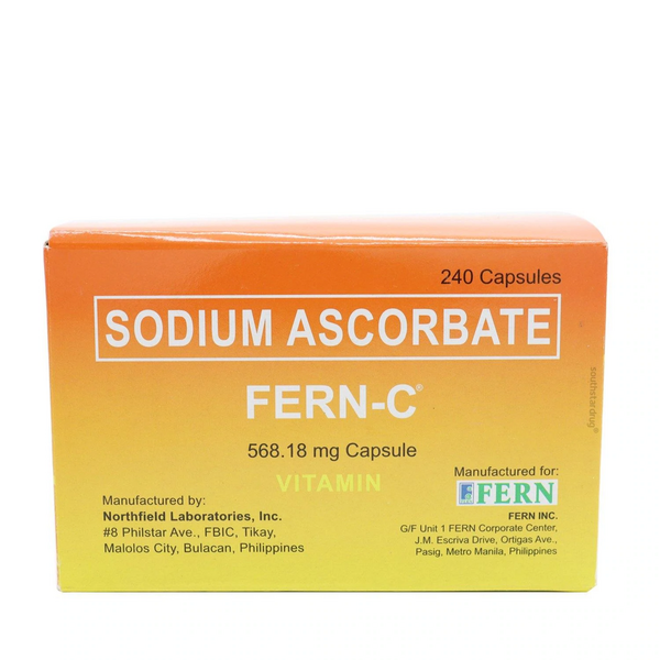 FERN-C Ascorbic Acid 500mg Capsule 240s price in the Philippines ...