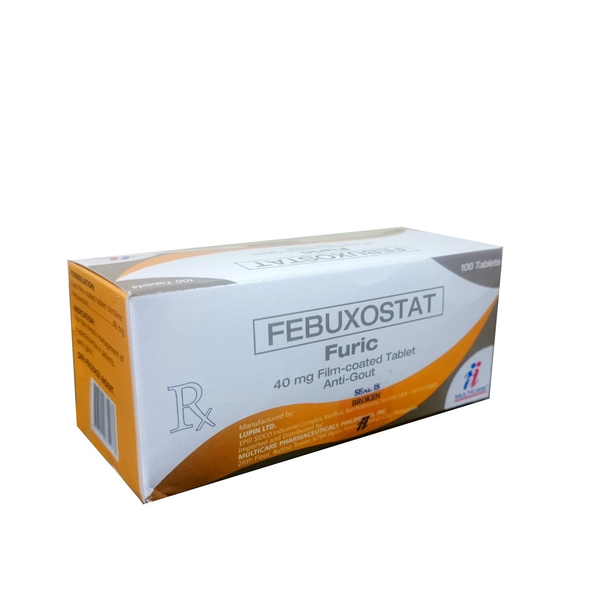 FURIC Febuxostat 40 mg Film-Coated Tablet 100's price in the ...